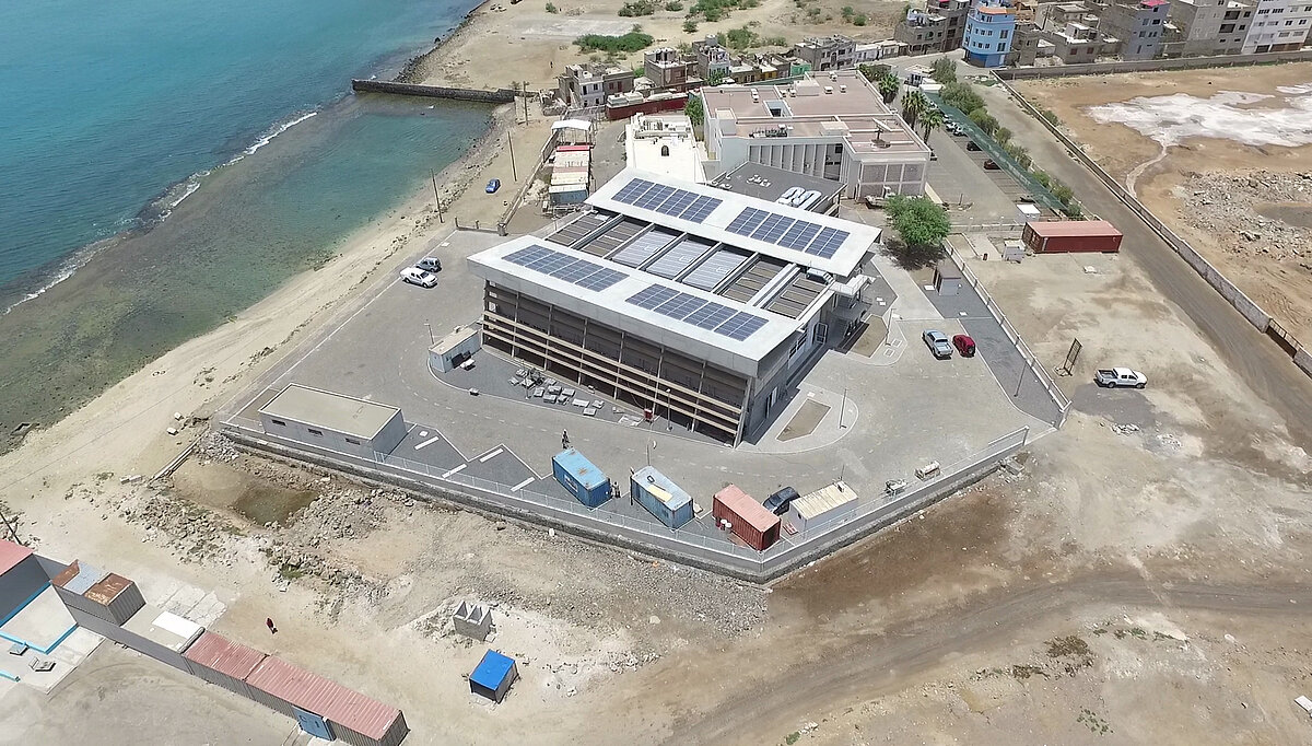 Ocean Science Centre Mindelo vor Fertigstellung